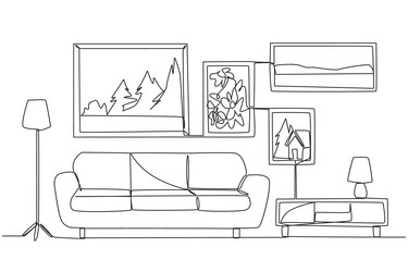 Single one line drawing man making proposal Vector Image