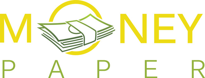 Paper document logo design template Royalty Free Vector