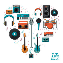 I Love Music Poster Vector Images (over 130)