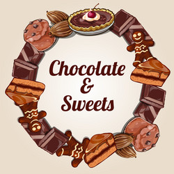 Chocolate Circle Vector Images (over 8,500)