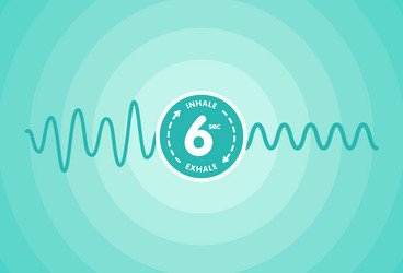 Resonant coherent breathing 6 Royalty Free Vector Image