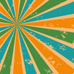 Retro sunburst background Royalty Free Vector Image