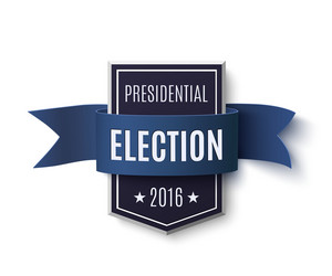 Election 2016 poster template Royalty Free Vector Image