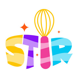 Stir Royalty Free Vector Image - VectorStock