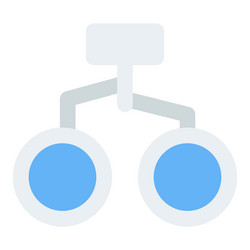 Operation light setup for major surgeries Vector Image