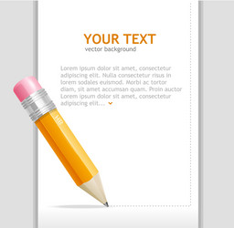 Creative pencil idea Royalty Free Vector Image