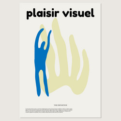 Exposition visual pleasure hand drawn Royalty Free Vector