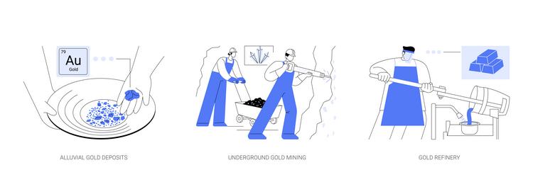 Underground utility mapping abstract concept Vector Image