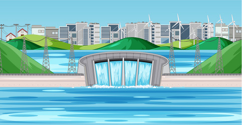 Dam Cartoon
