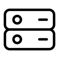 Data leak from the server database Royalty Free Vector Image