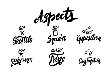 Astrology Aspects Vector Images (over 100)