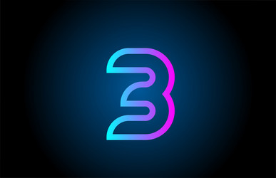 Number 3 Pink Vector Images (over 800)