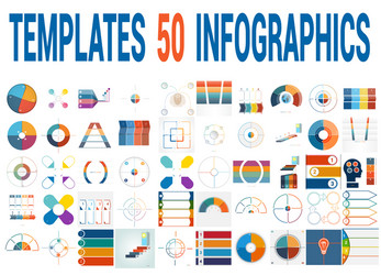 Sdg infographic template with infographics charts Vector Image