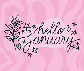 January Font Hello Vector Images (over 280)