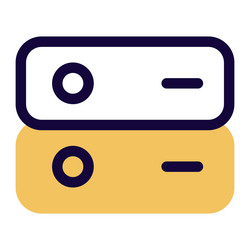 Data leak from the server database Royalty Free Vector Image