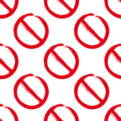 No sign design element Royalty Free Vector Image