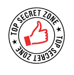 Top secret area rubber stamp Royalty Free Vector Image