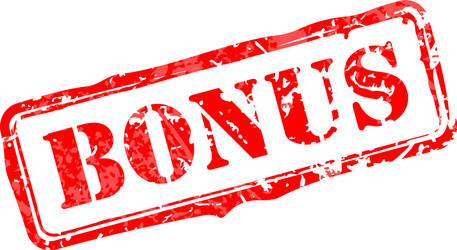 Bonus stamp Royalty Free Vector Image - VectorStock