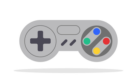 Play station realistic gamepad controller Vector Image