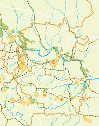 Map city magdeburg germany Royalty Free Vector Image