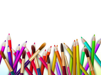 Modern school background with copyspace eps10 Vector Image