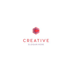 Letter ccc creative business logo design Vector Image