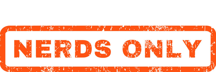 Nerd rubber stamp Royalty Free Vector Image - VectorStock