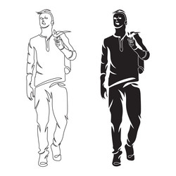 Man Line Art Vector Images (over 130,000)
