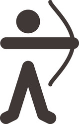 Bow and Arrow Stick Figure Vector Images (85)