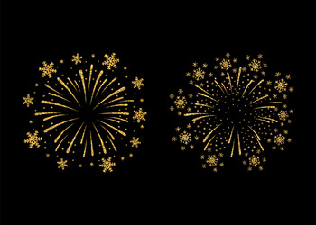 Gold Firework Vector Images (over 16,000)