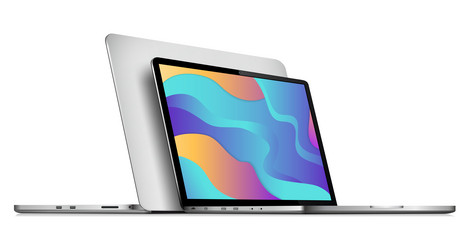 Laptop Back Side Vector Images (over 190)