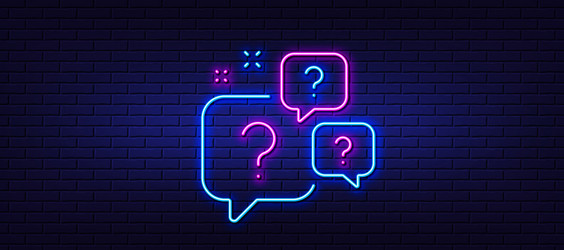 Neon Question Mark Vector Images (over 1,700)