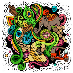 India Flag Doodle Vector Images (over 110)