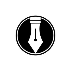 Writer logo Royalty Free Vector Image - VectorStock