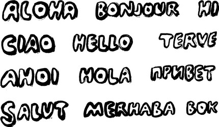 Hello in German Vector Images (over 270)