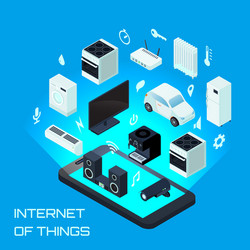 Internet things Royalty Free Vector Image - VectorStock