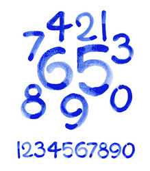 Hand Written Numbers Vector Images (over 1,000)
