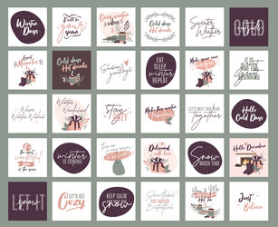 Winter Slogans Vector Images (over 2,600)