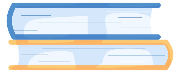 Cartoon Stack of Books Vector Images (over 6,100)