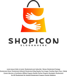Good shop logo template design great shop logo Vector Image