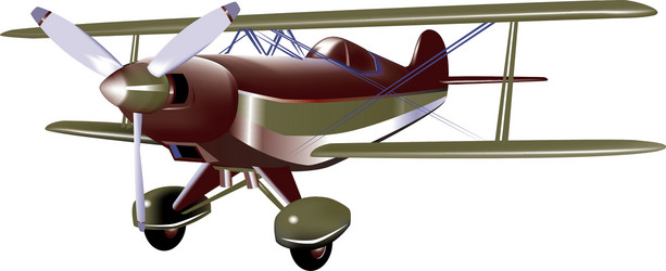 Military jet plane cartoon with pilot Royalty Free Vector