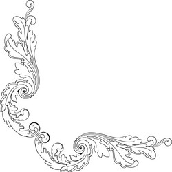 Medieval Vine Baroque Vector Images (over 2,700)