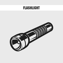 Flashlight set cartoon Royalty Free Vector Image