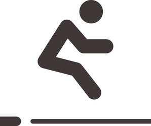 Long jump icon Royalty Free Vector Image - VectorStock