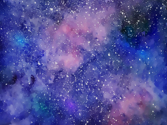 Colorful cosmic space galaxy background with light