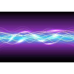 Magic power light trails set Royalty Free Vector Image