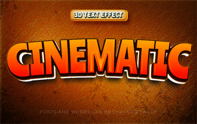 Military - editable text effect font style Vector Image
