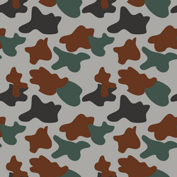 Seamless square camouflage pattern grey Royalty Free Vector