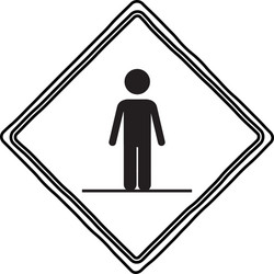 Road Sign Walkers Vector Images (over 160)
