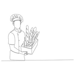 Baker Line Drawing Vector Images (over 2,100)